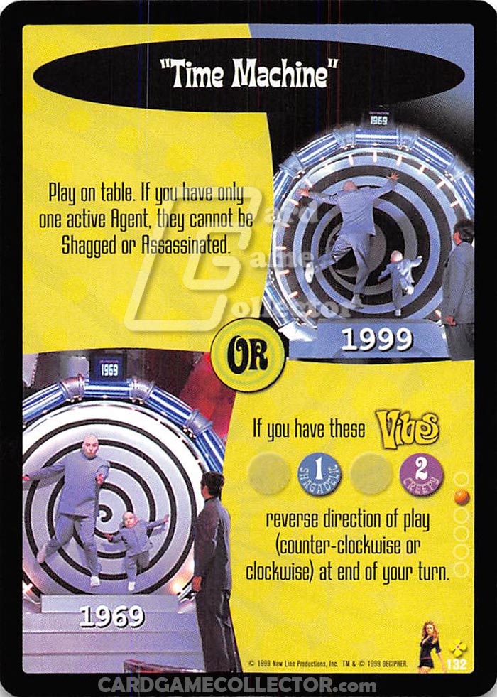 "Time Machine" : Austin Powers CCG