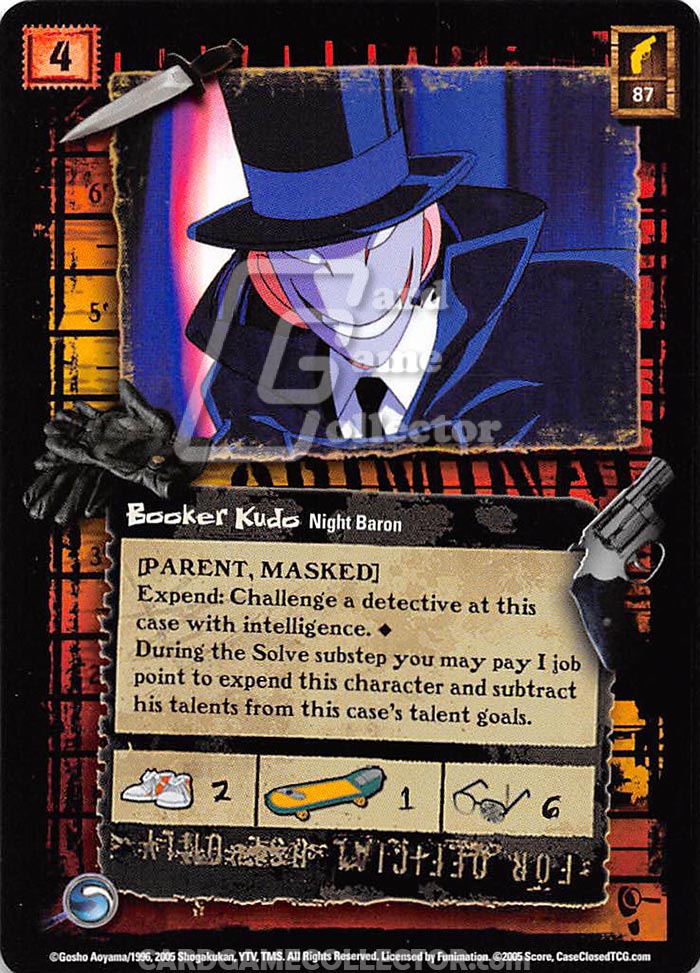 Booker Kudo, Night Baron : Case Closed TCG