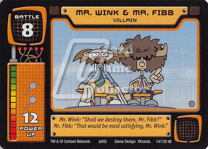 Mr. Wink & Mr. Fibb : Codename: Kids Next Door TCG