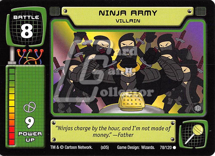 Ninja Army : Codename: Kids Next Door TCG