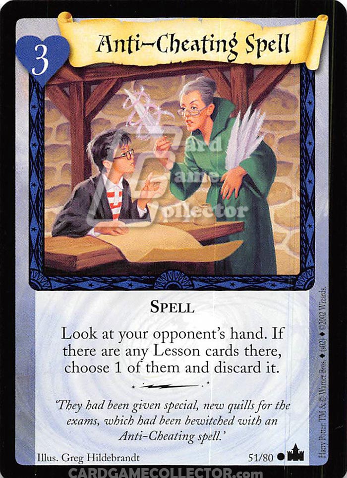 Anti-Cheating Spell : AaH - Harry Potter TCG