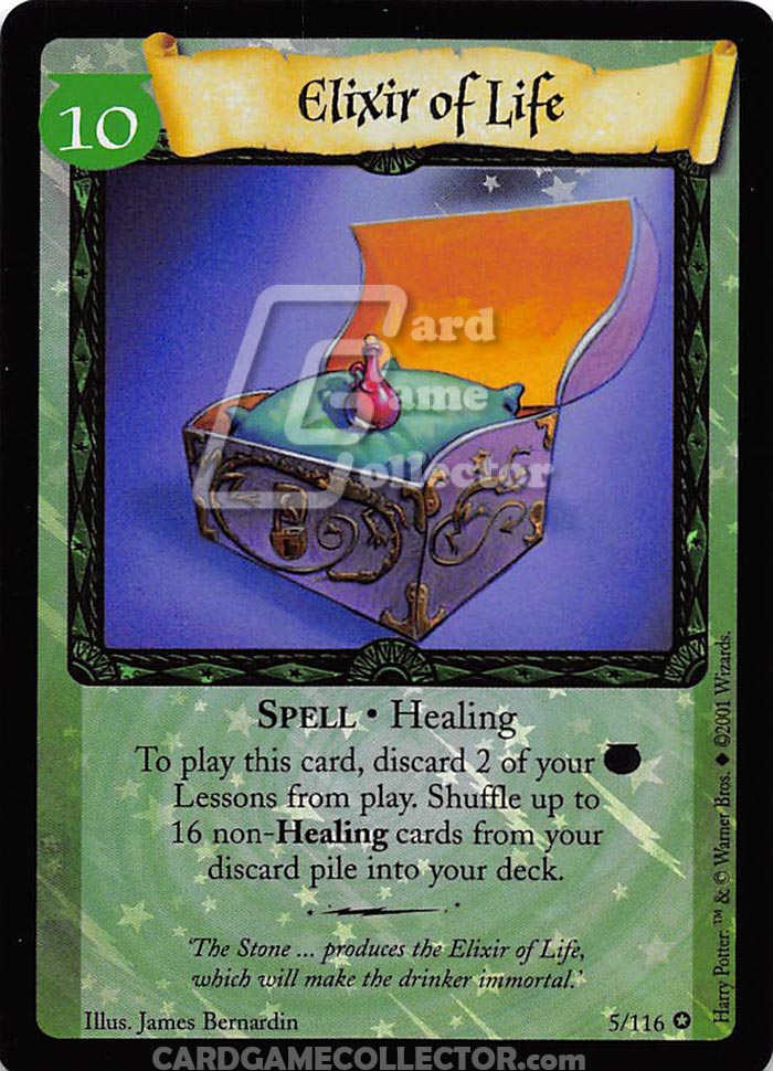 Elixir Of Life Base Harry Potter Tcg