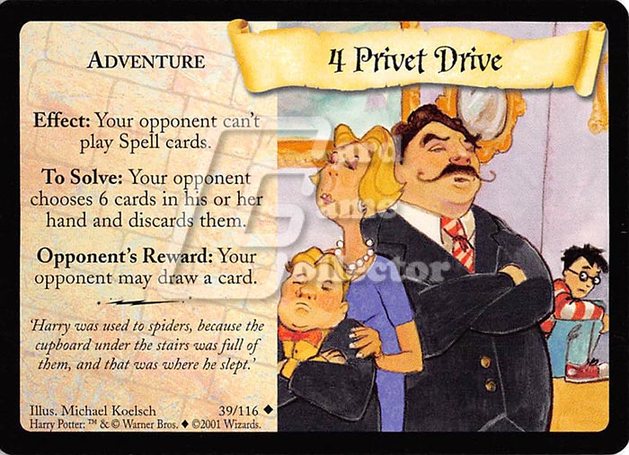 4 Privet Drive : Base - Harry Potter TCG