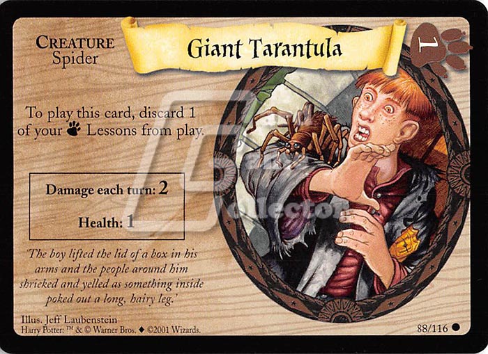 Giant Tarantula : Base - Harry Potter TCG