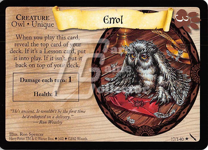 Errol : CoS - Harry Potter TCG