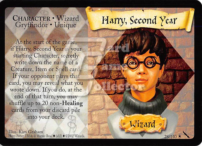 Harry, Second Year : CoS - Harry Potter TCG