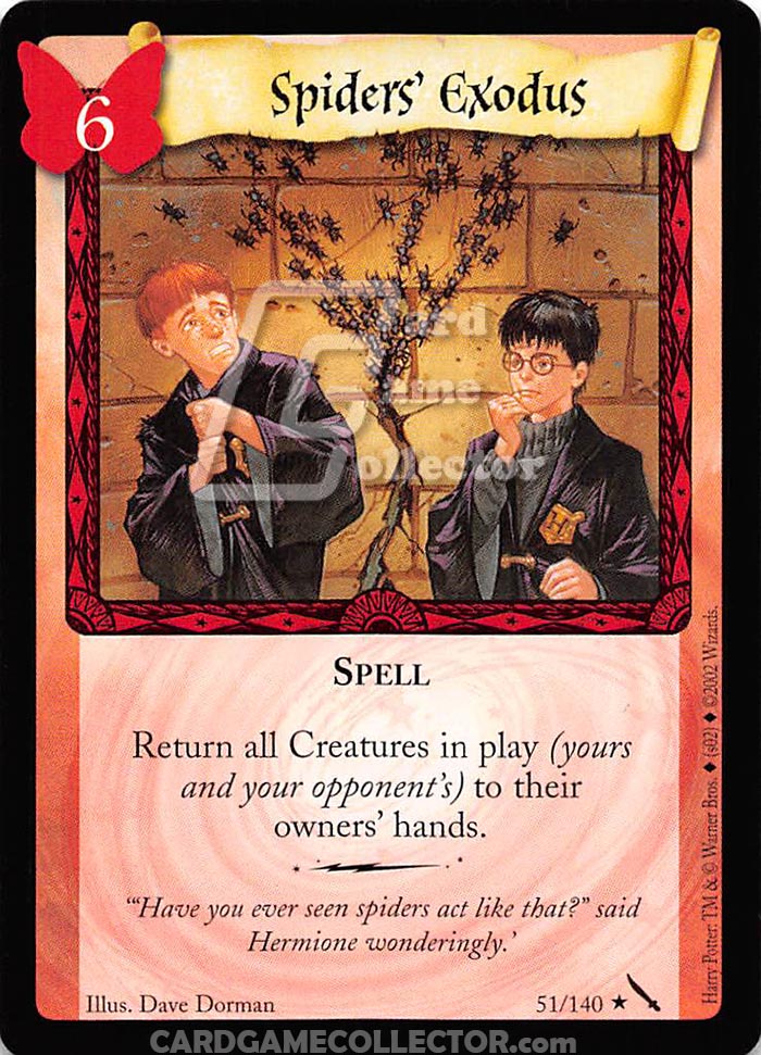 Spiders' Exodus : CoS - Harry Potter TCG