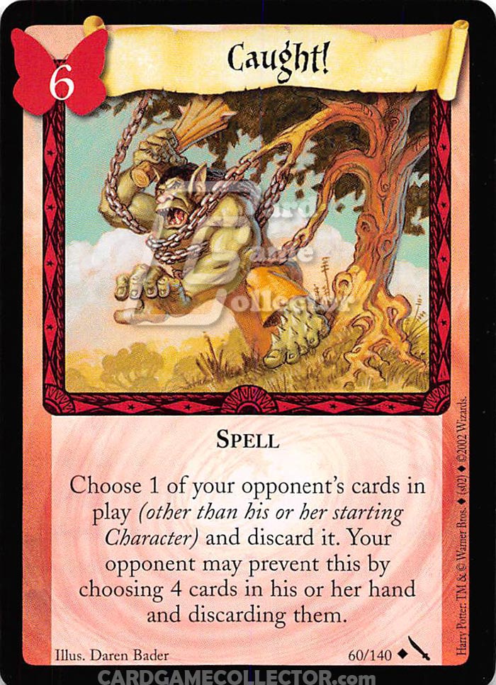 Caught! : CoS - Harry Potter TCG