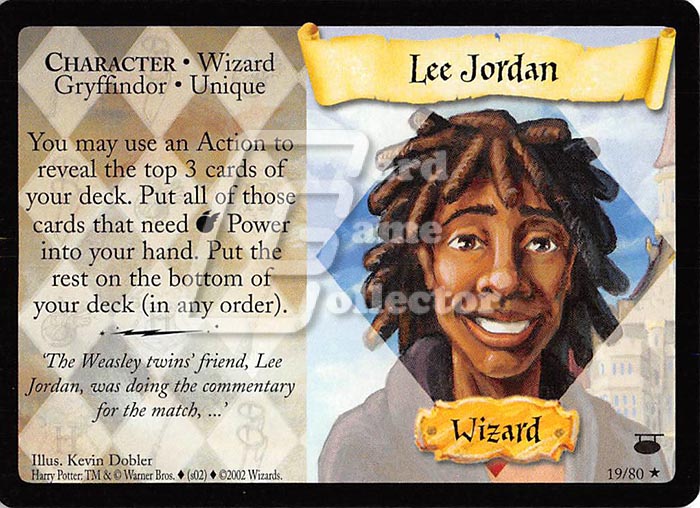 Lee Jordan : DA - Harry Potter TCG