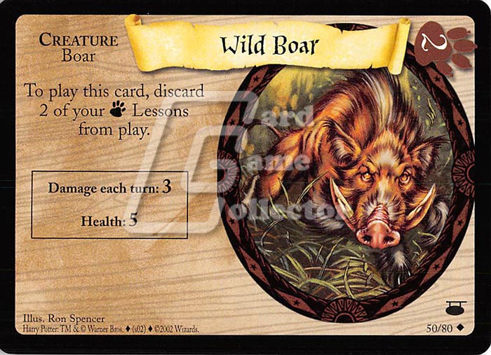 Wild Boar : DA - Harry Potter TCG