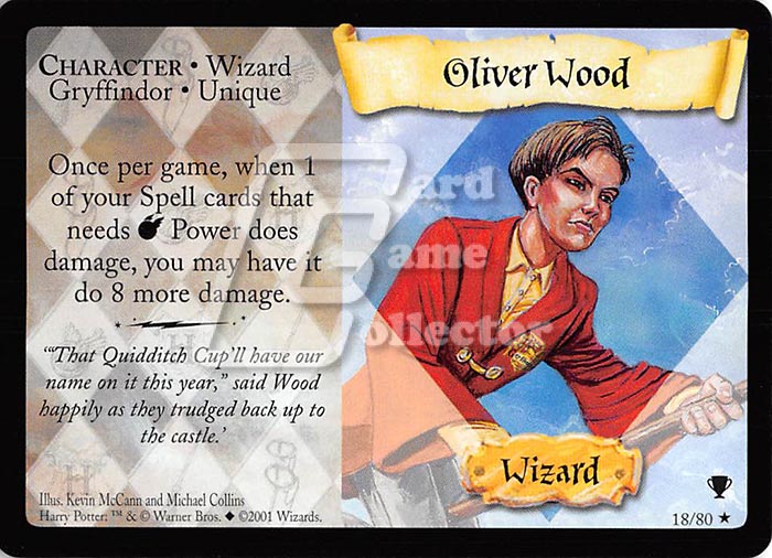 Oliver Wood : QC - Harry Potter TCG