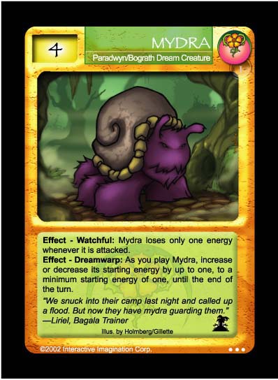 Mydra : Nightmare's Dawn - Magi-Nation Collectible Card Game