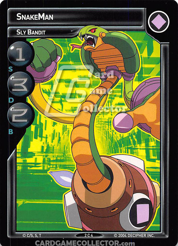 SnakeMan, Sly Bandit : Megaman TCG