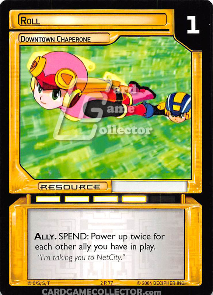 Roll, Downtown Chaperone : Megaman TCG