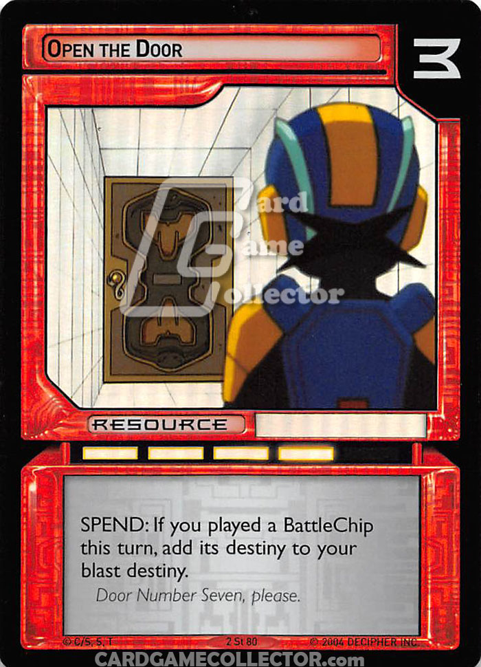 Open the Door : Megaman TCG