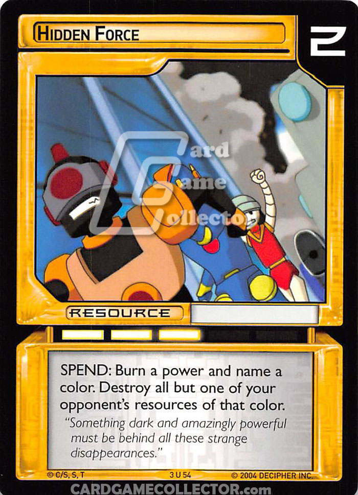 Hidden Force : Megaman TCG