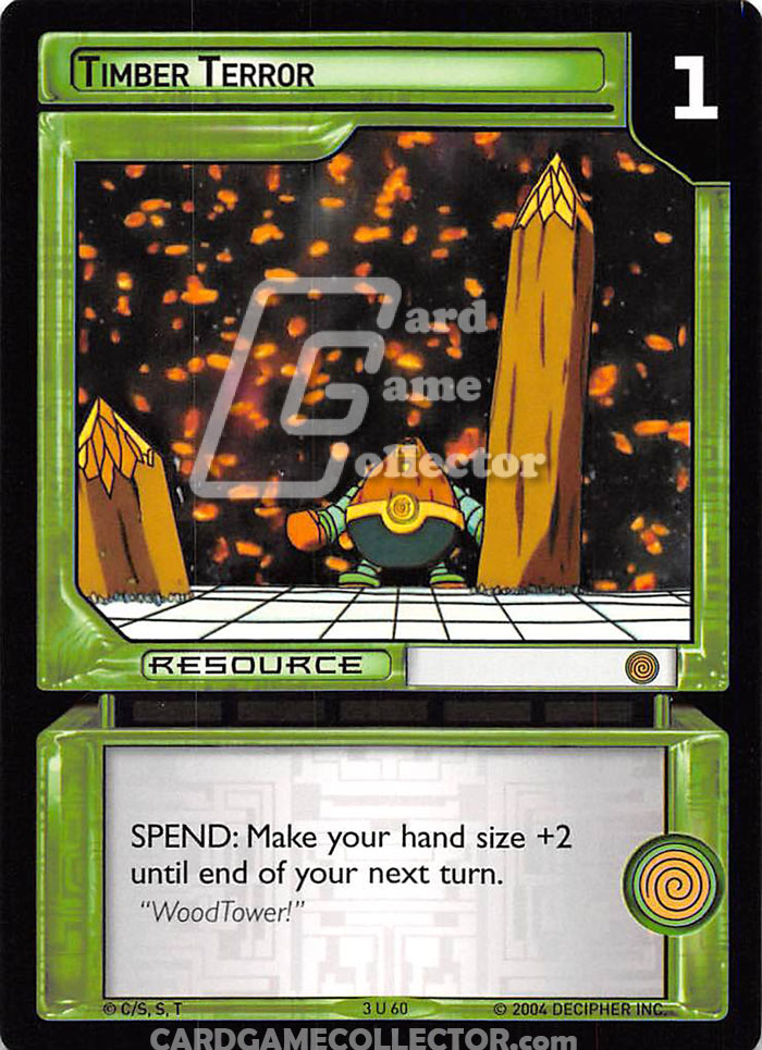 Timber Terror : Megaman TCG