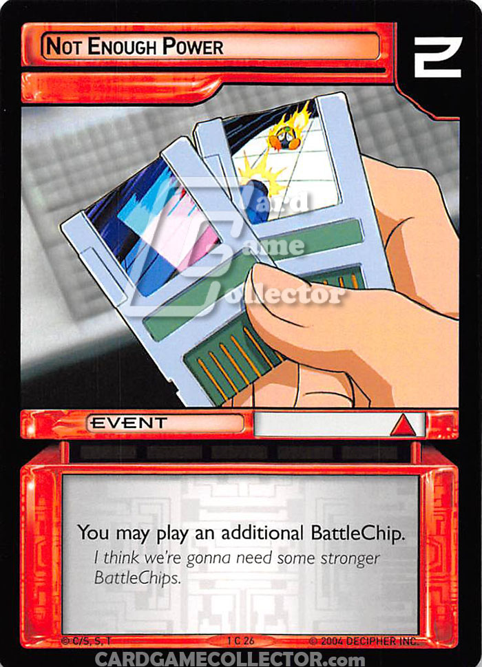 Not Enough Power : Megaman TCG