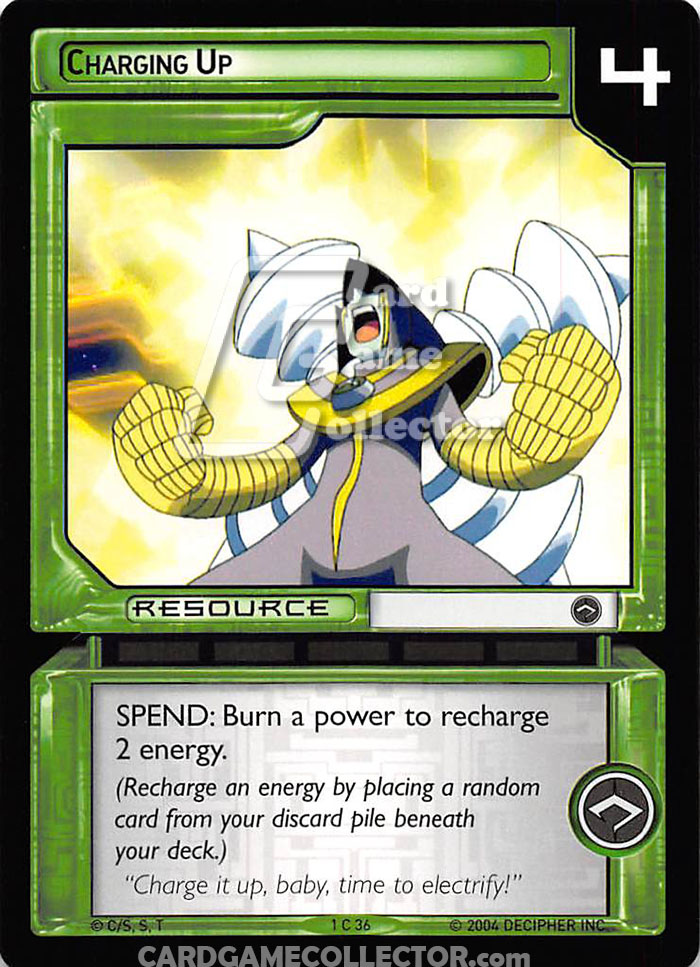 Charging Up : Megaman TCG