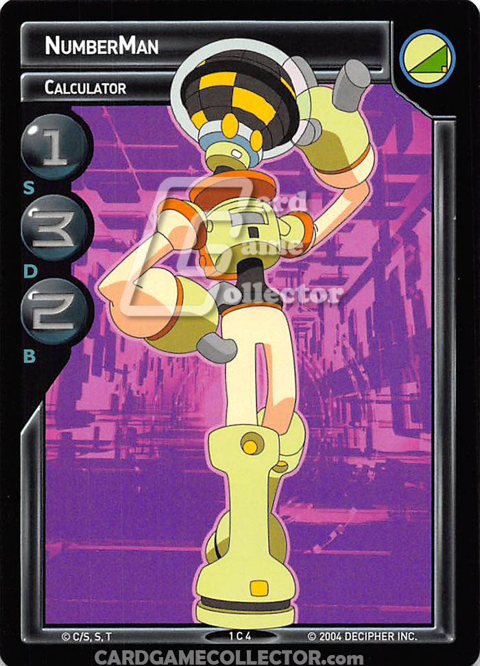 NumberMan, Calculator : Megaman TCG