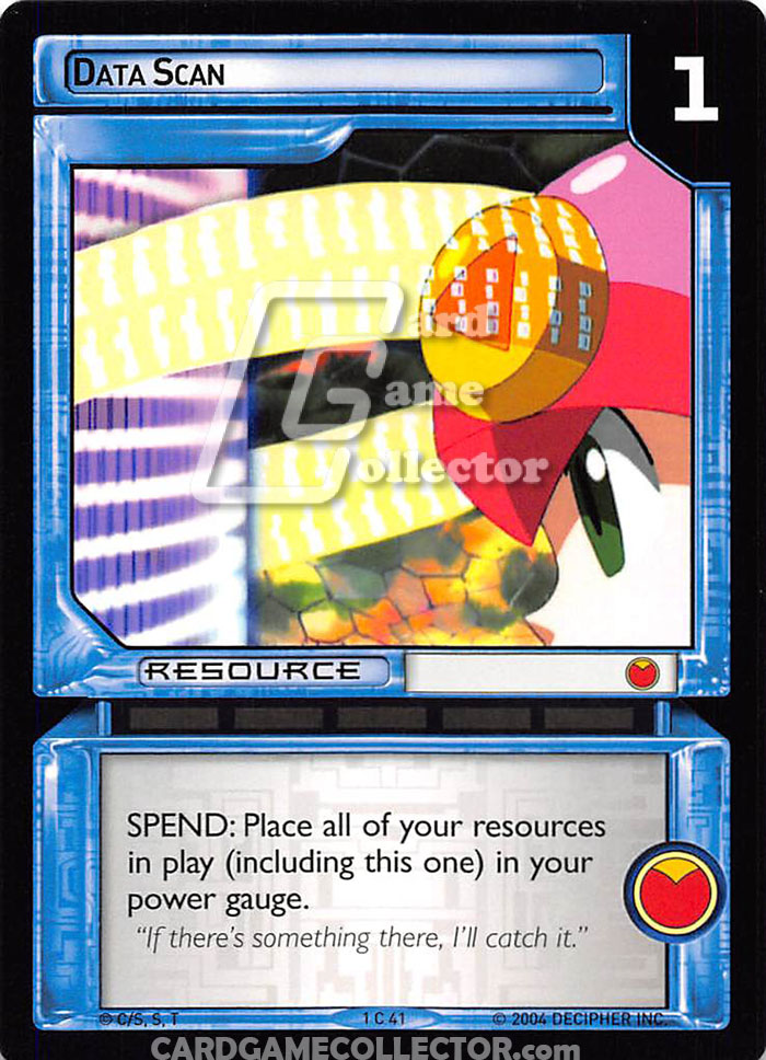 Data Scan : Megaman TCG