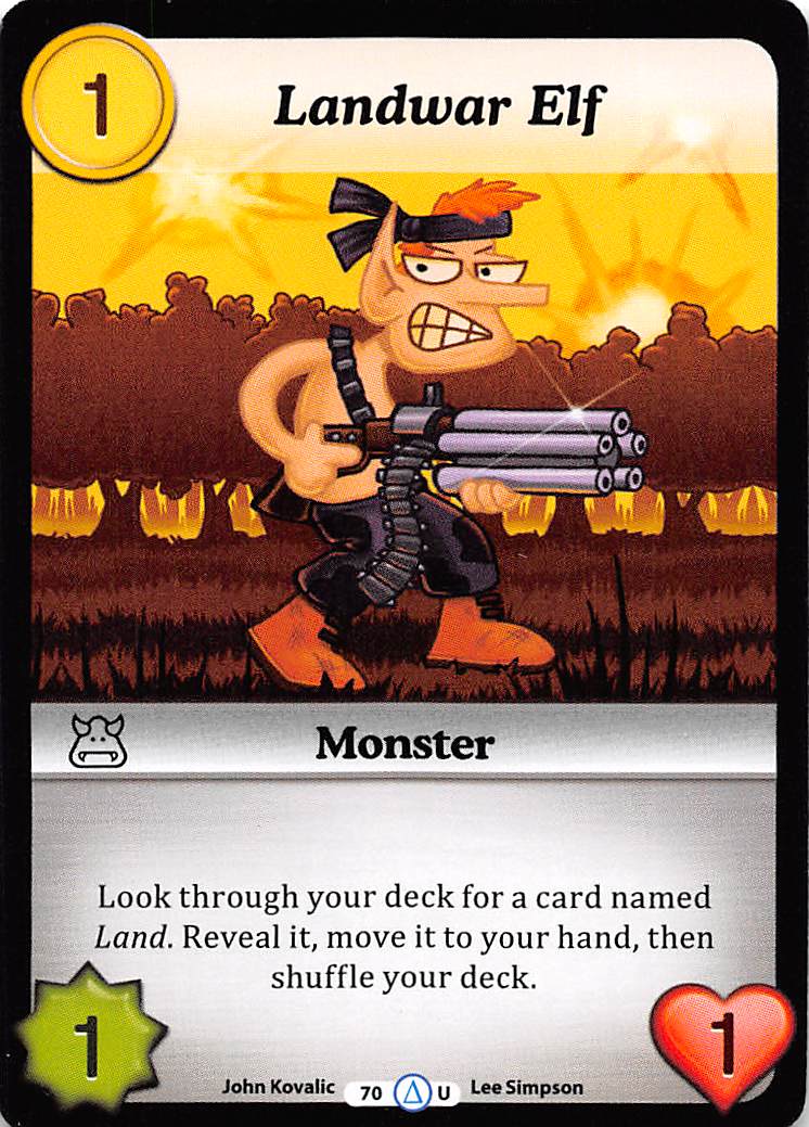Landwar Elf : Muchkin Collectible Card Game