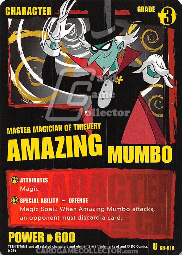 Amazing Mumbo : Teen Titans Collectible Card Game