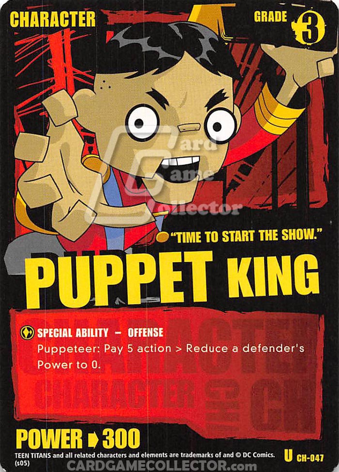 Puppet King : Teen Titans CCG