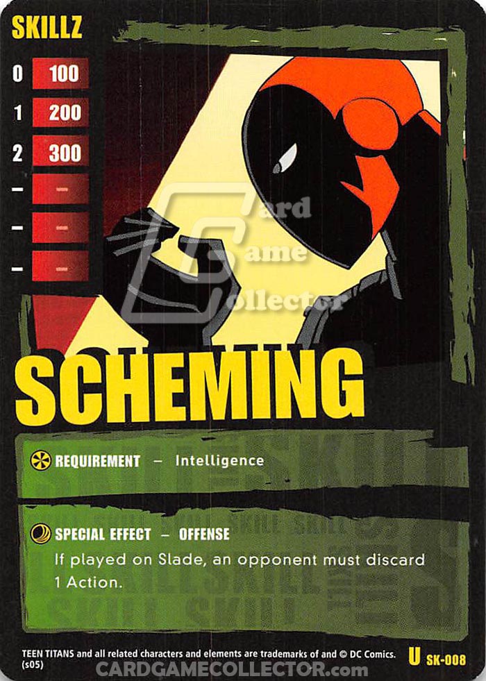 Scheming : Teen Titans Collectible Card Game