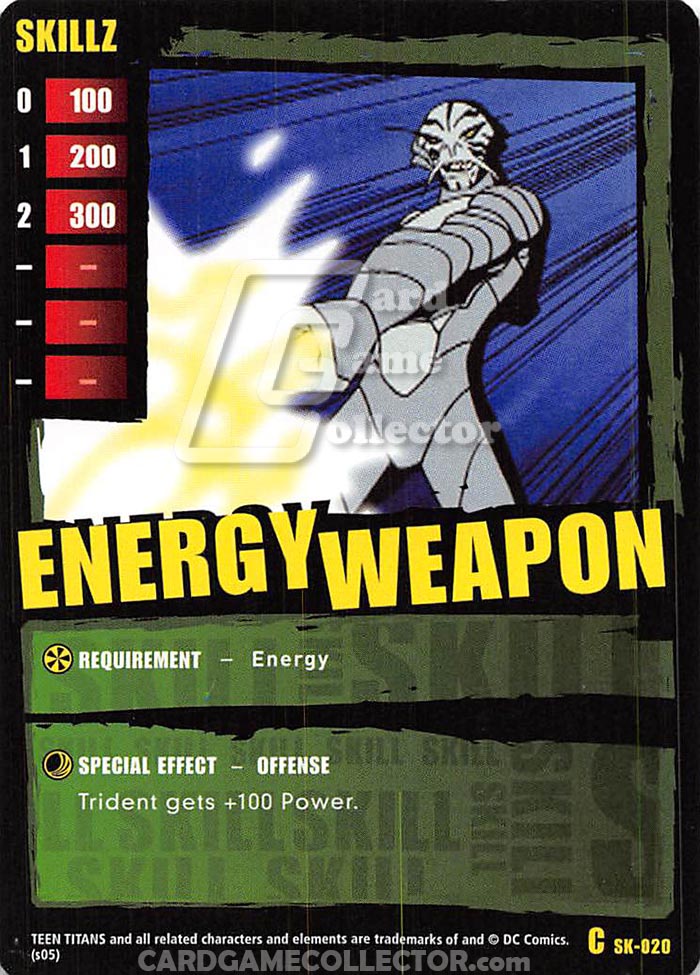 Energy Weapon : Teen Titans CCG