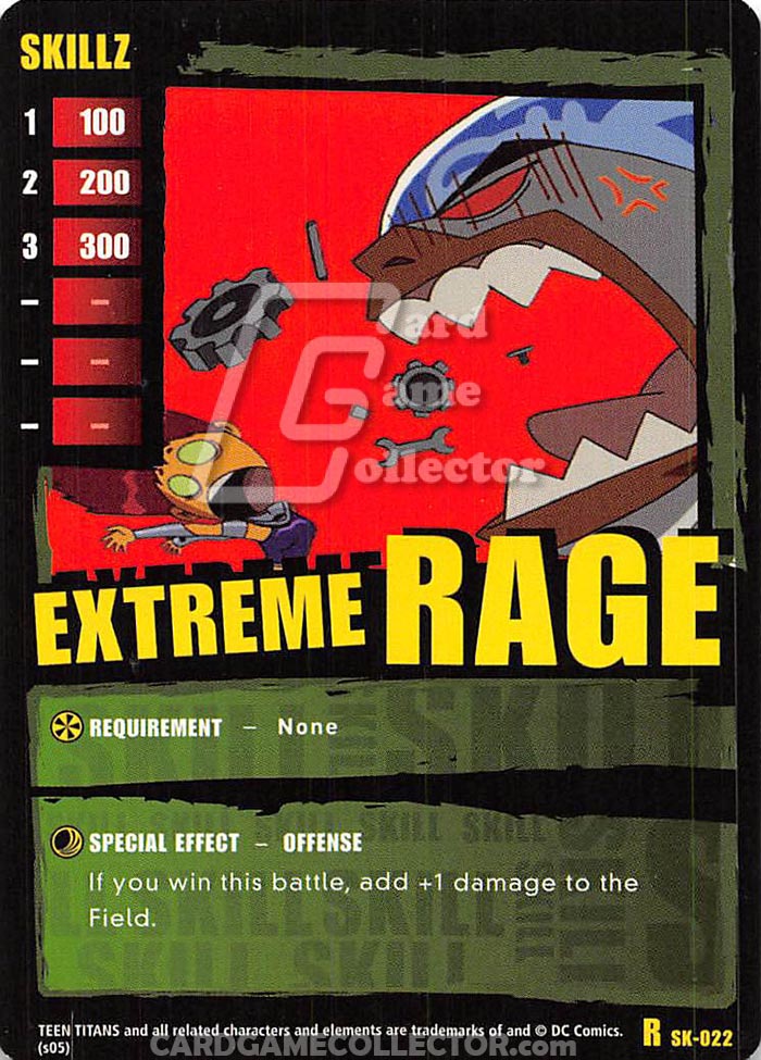 Extreme Rage : Teen Titans CCG