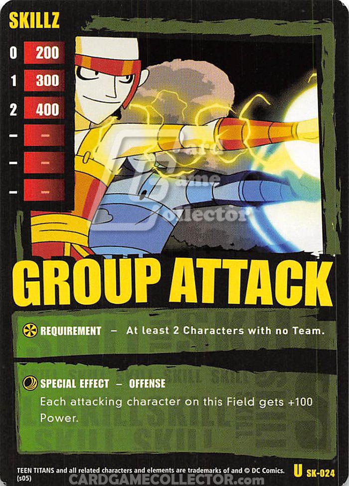 Group Attack : Teen Titans CCG