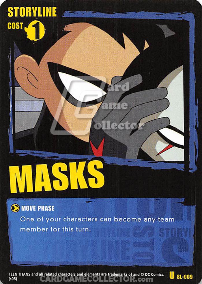 Masks : Teen Titans CCG