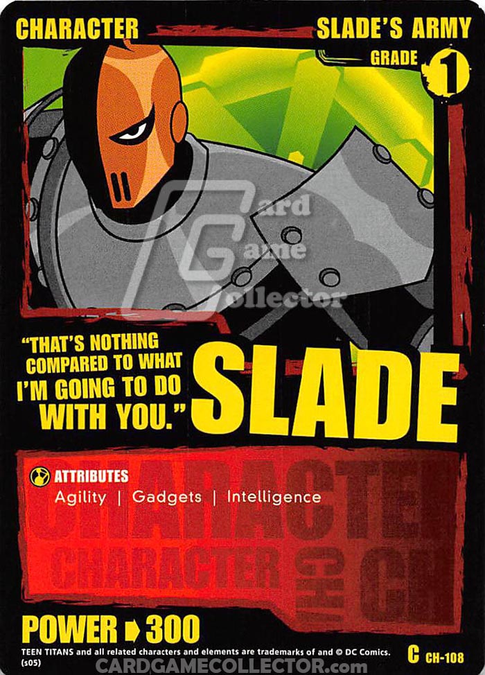 Slade : Teen Titans CCG
