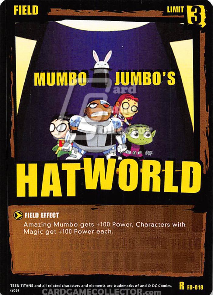 Mumbo Jumbo's Hat World : Teen Titans Collectible Card Game