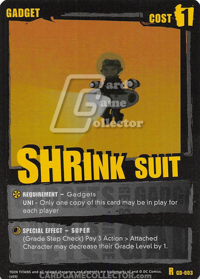 Shrink Suit : Teen Titans CCG