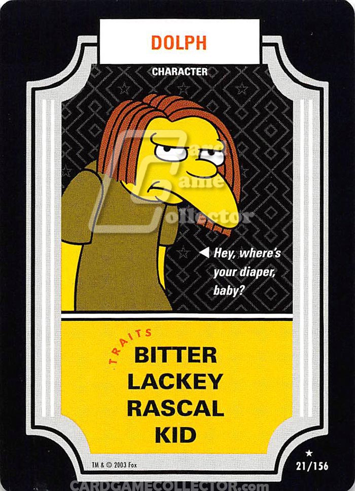 Dolph : The Simpsons TCG