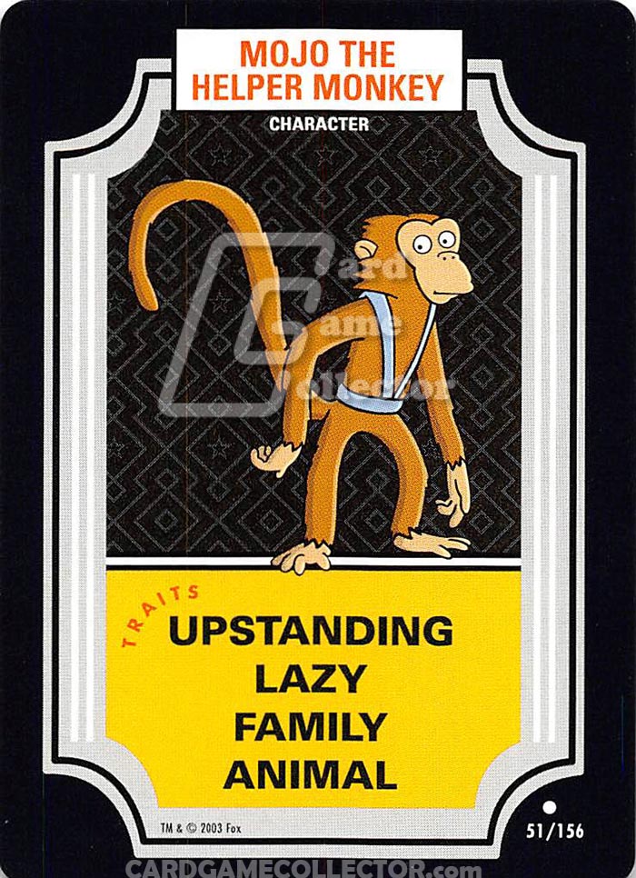 Mojo the Helper Monkey : The Simpsons TCG