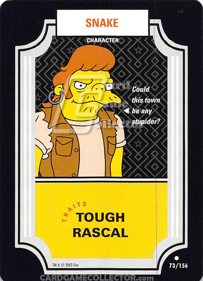 Snake : The Simpsons TCG