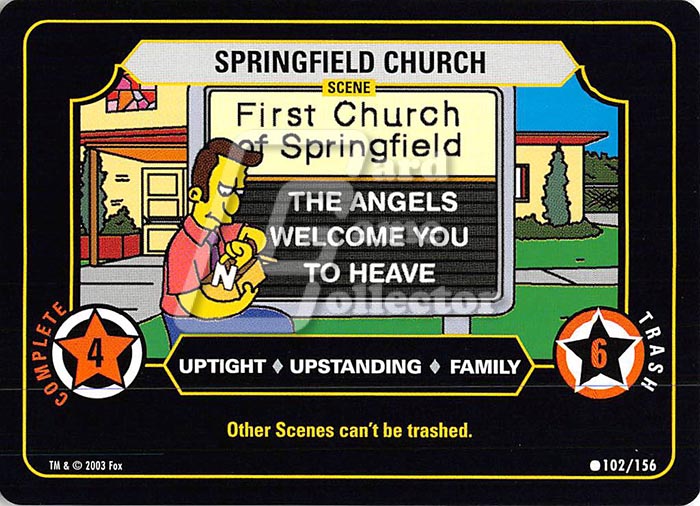 Springfield Church : The Simpsons TCG