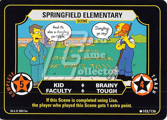 Springfield Elementary : The Simpsons TCG