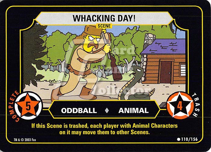 Whacking Day! : The Simpsons TCG
